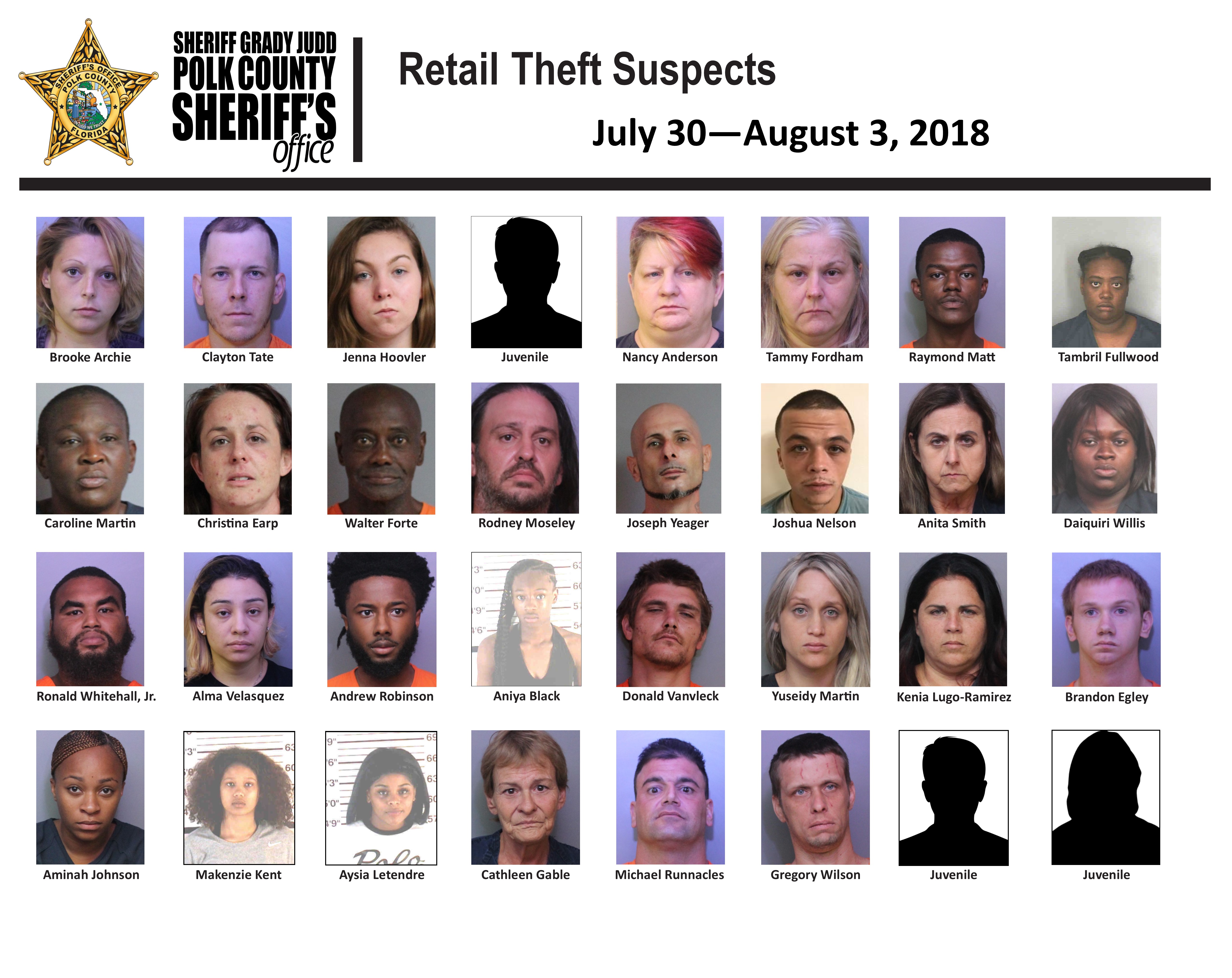 PCSO Organized Retail Crime Unit arrests 32 suspects for theft and ...